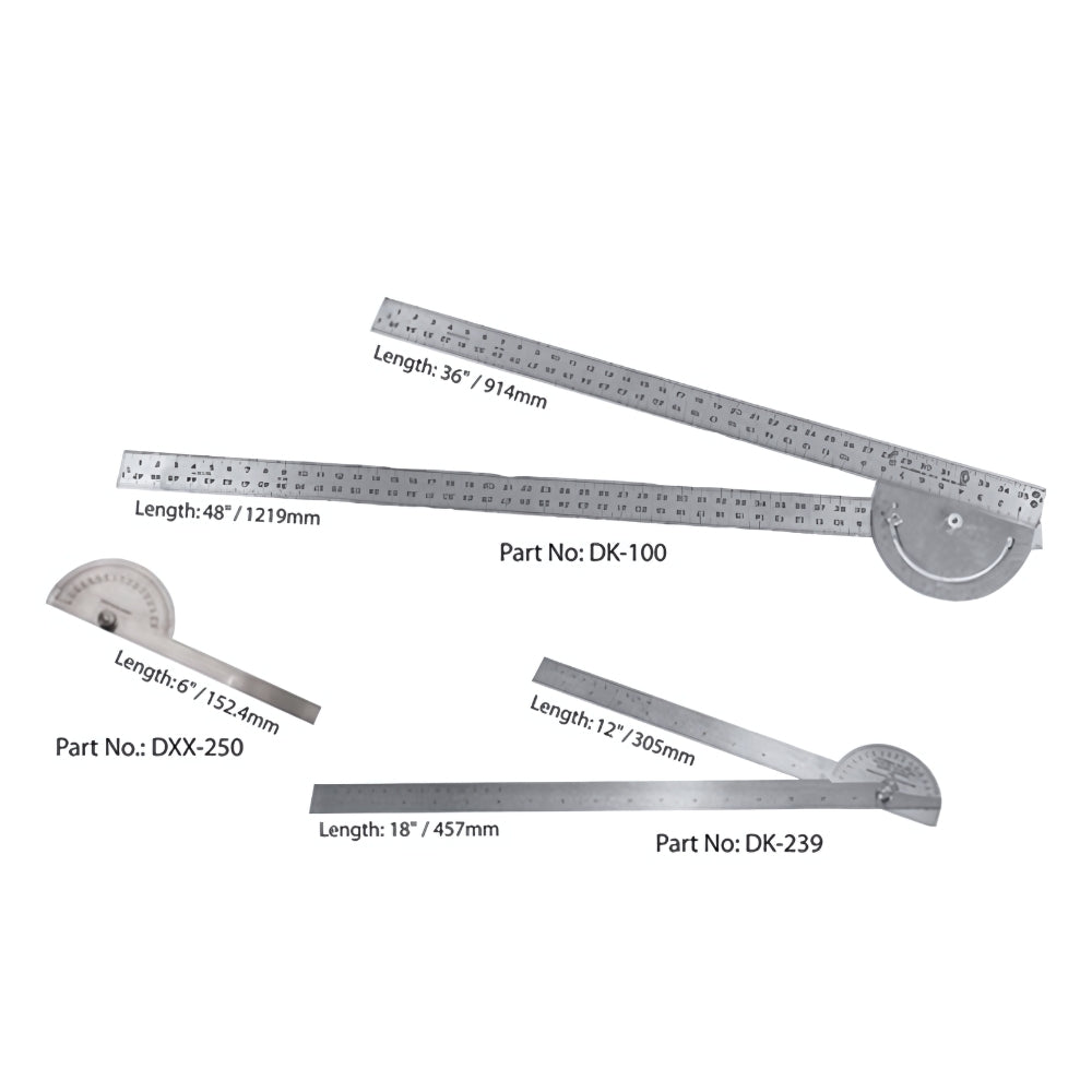 Mathey Dearman FIT-UP PRO Protractor - Large Aluminum - 36"/48 ...